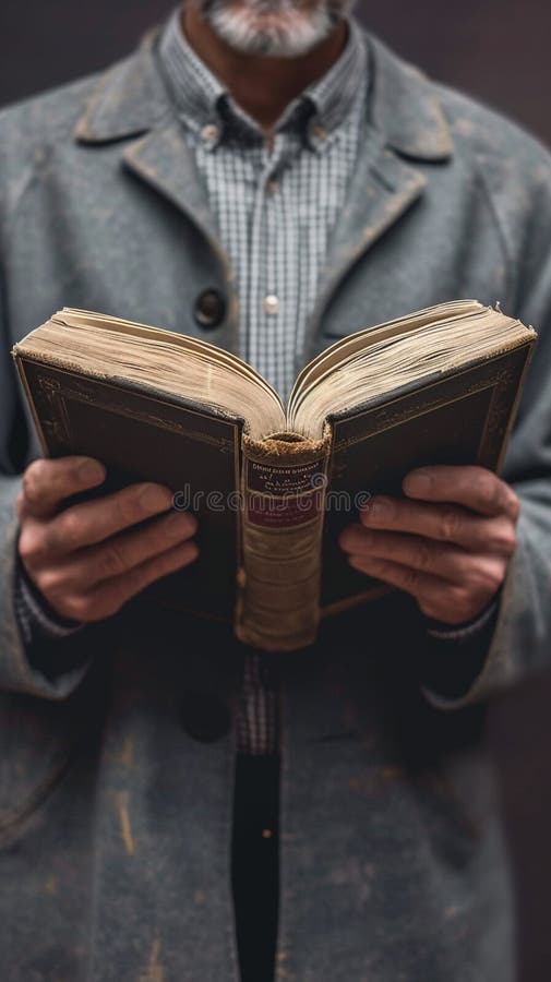 Reading Moment Hand Holding a Book, Simple and Elegant Concept Stock ...