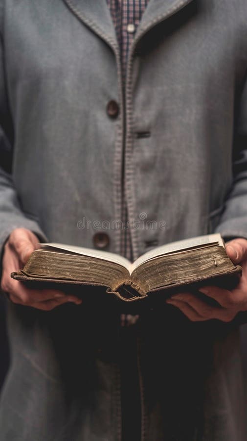 Reading Moment Hand Holding a Book, Simple and Elegant Concept Stock ...