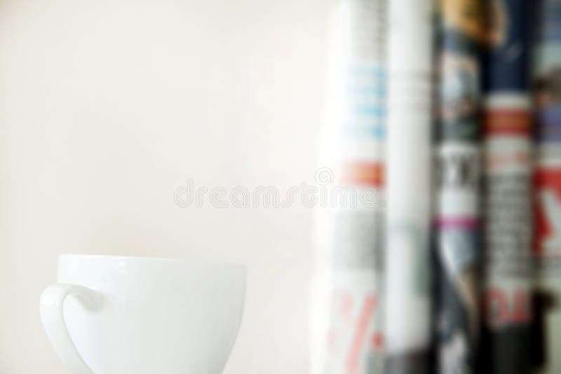 Reading newspaper on table stock photo. Image of text - 102757934