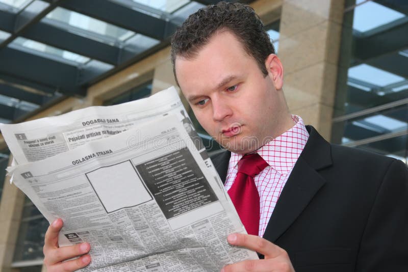 Newspaper readers editorial stock photo. Image of article - 19715748