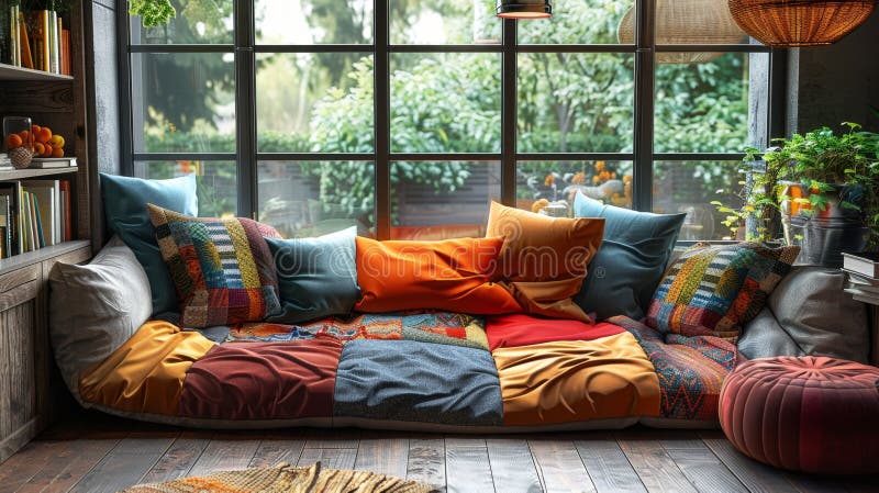 Reading Nook Design, a Comfy Reading Corner in a Modern Home Complete ...