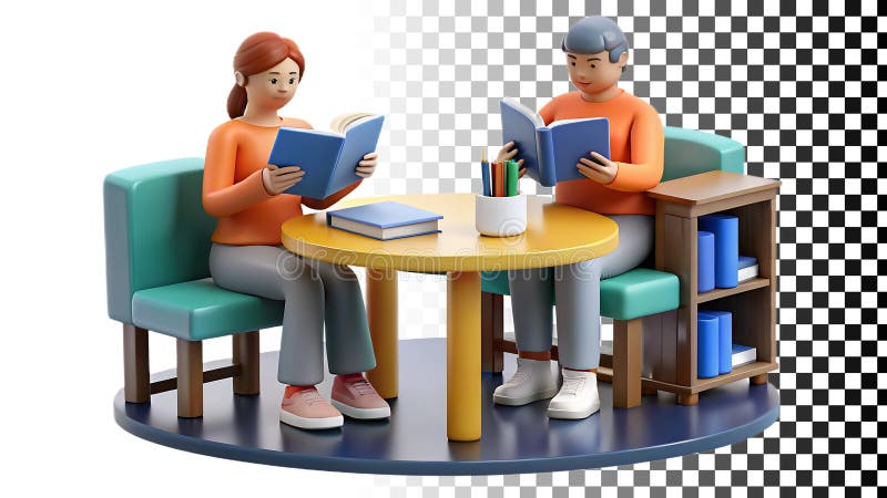 Reading People Icon Representing Study Group and Collaborative Learning ...