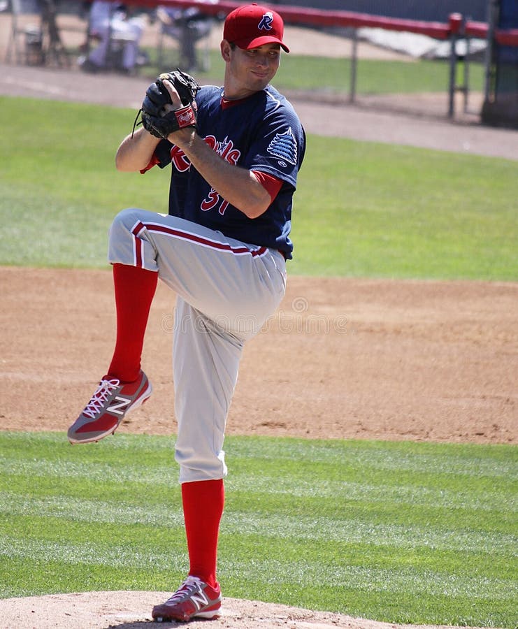 Reading Phillies Pitcher Austin Hyatt Editorial Stock Photo - Image of ...