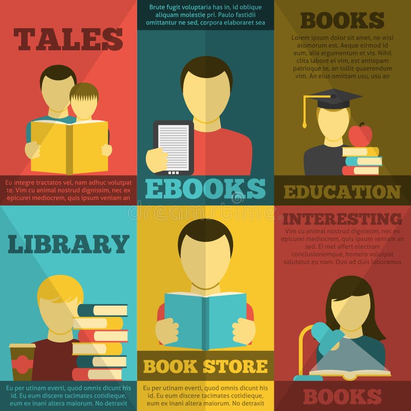 Reading poster stock illustration. Illustration of read - 23793754