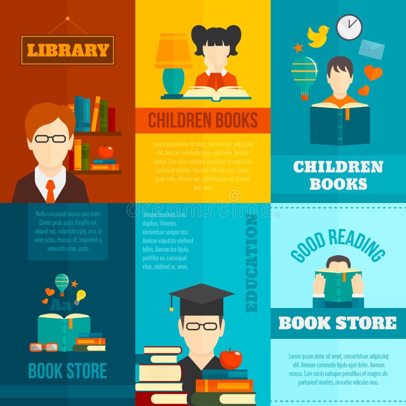 Reading poster stock illustration. Illustration of read - 23793754