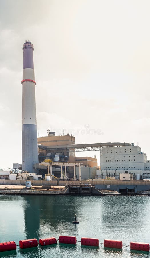 Reading Power Station and Lighthouse, in Tel-Aviv Stock Photo - Image ...
