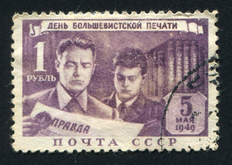 Reading Pravda editorial photography. Image of newspaper - 296305732