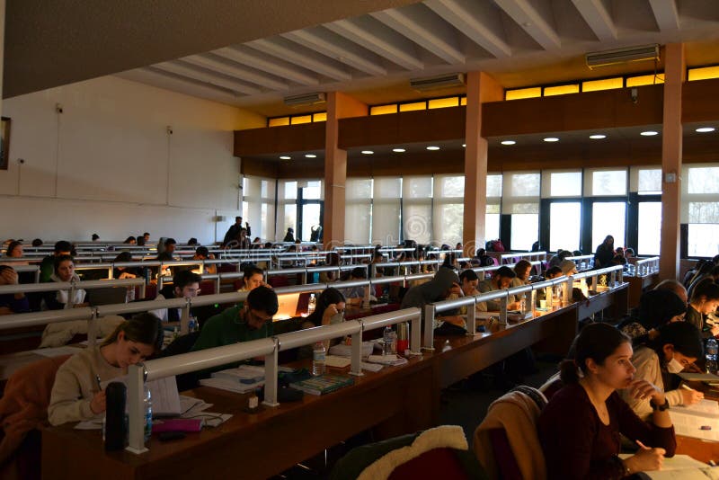 The Reading Rooms of the National Library in Ankara on 12/30/2021 at 1 ...
