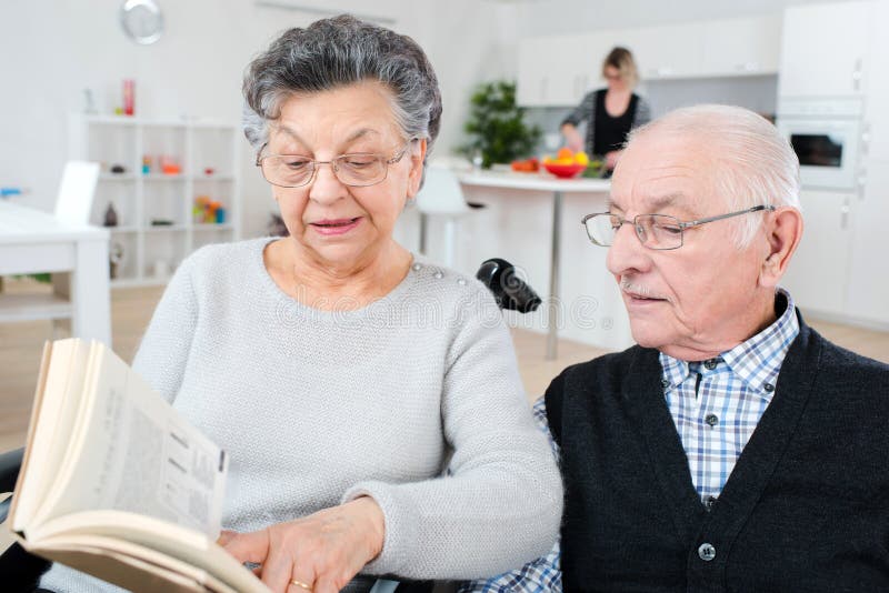 Reading story to partner stock photo. Image of family - 93833366