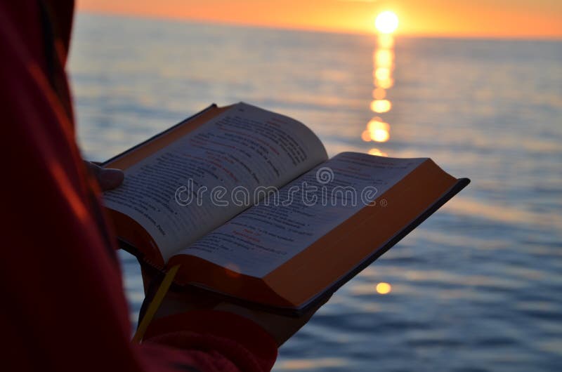 Sunset bible stock image. Image of religious, area, christianity - 80102857