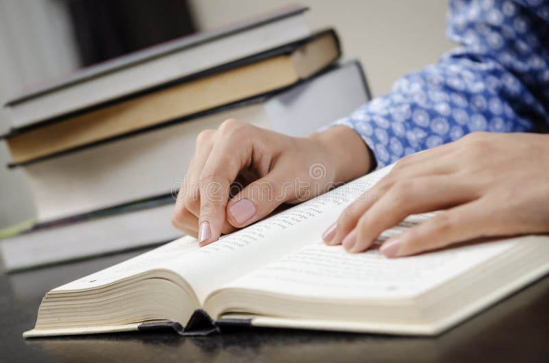 Reading text book stock photo. Image of lifestyle, closeup - 33567958