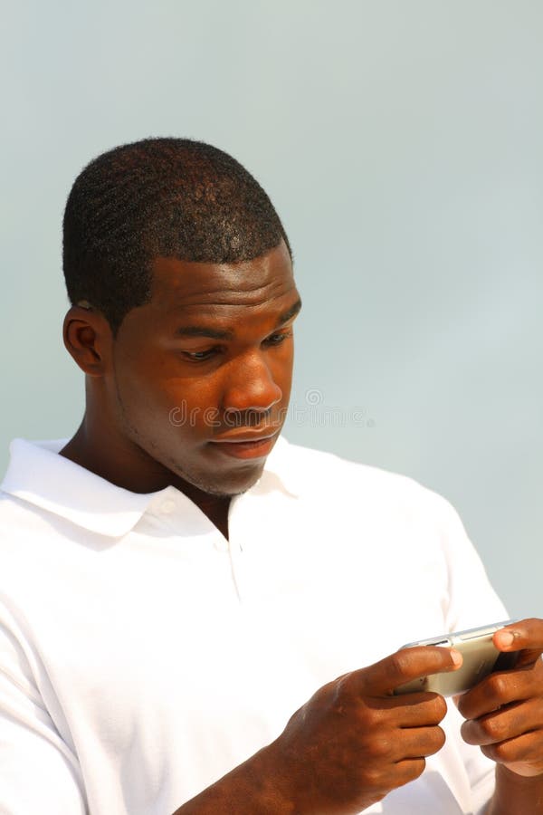 Reading a text message stock photo. Image of copyspace - 4678036