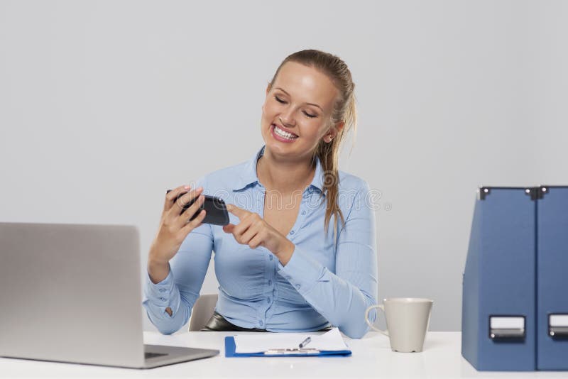 Reading text message stock image. Image of desk, people - 35568739