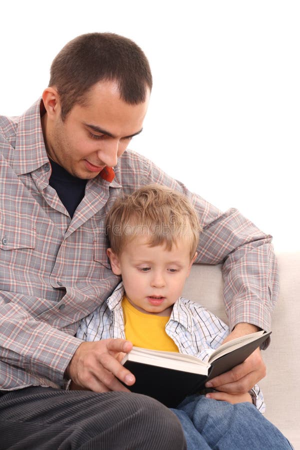 Reading together stock photo. Image of read, child, relax - 3447000