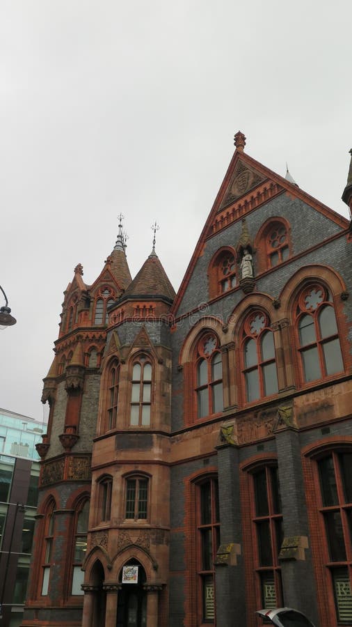 Reading Town Hall Front Elevation Stock Image - Image of building ...