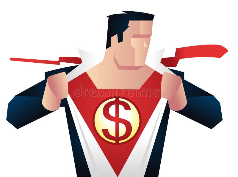 Ready for Action Dollar Sign Stock Illustration - Illustration of ...