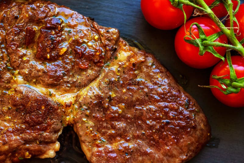 Ready beef entrecote stock photo. Image of filet, beef - 257032140