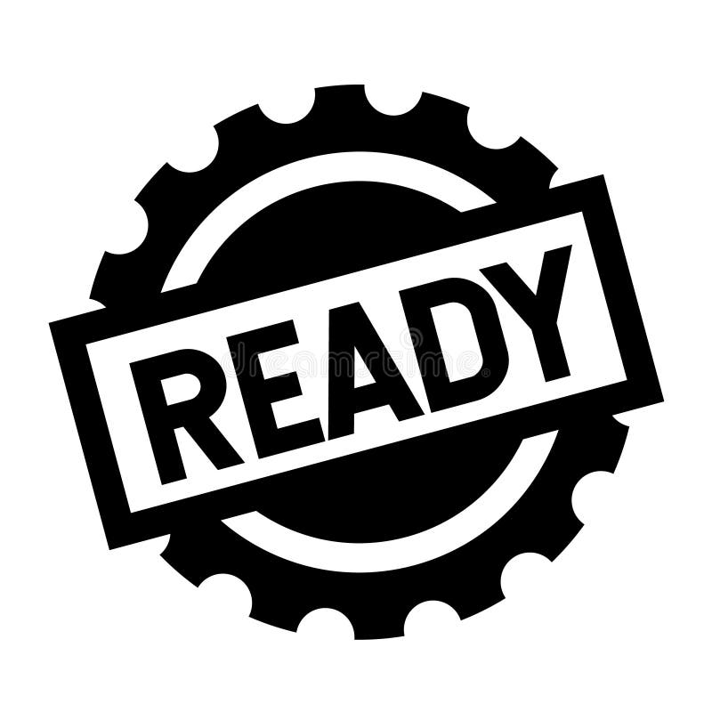 Ready black stamp stock vector. Illustration of ready - 124069769
