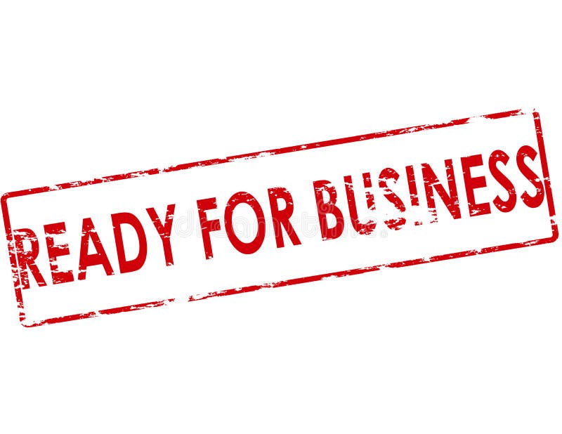 Ready for business stock illustration. Illustration of enterprise ...