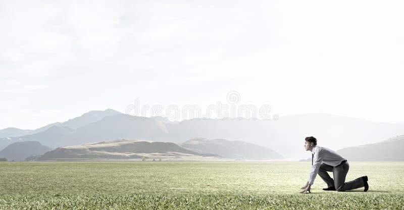 Ready for challenge stock photo. Image of challenge, position - 61627222