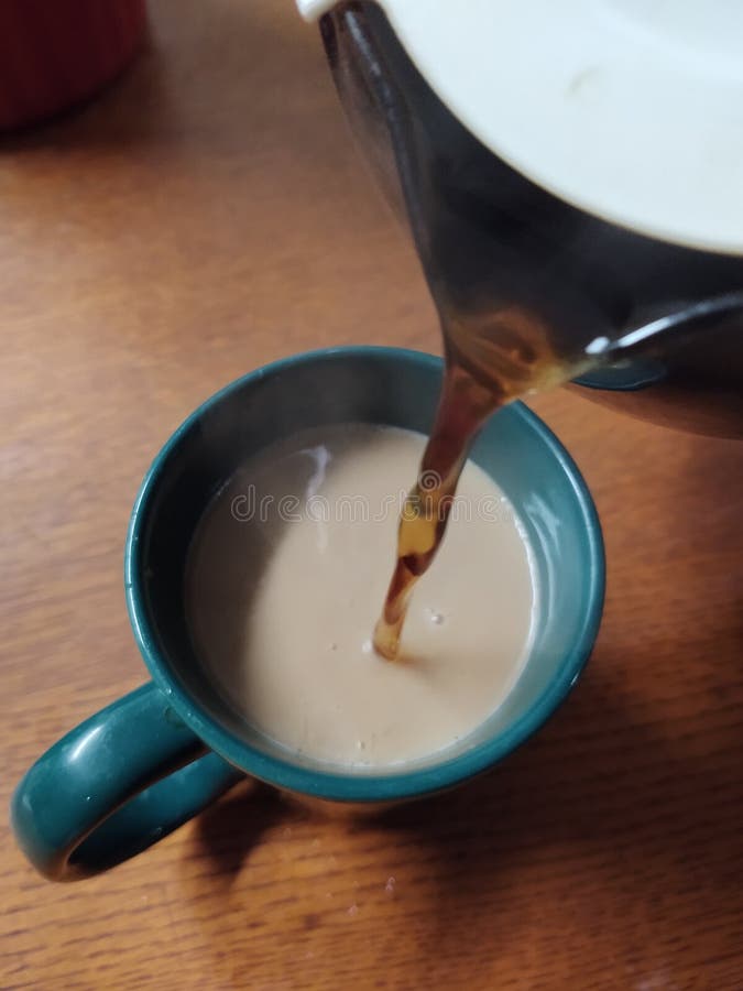 Ready for a Fresh Cup of Coffee Stock Image - Image of brown, space ...