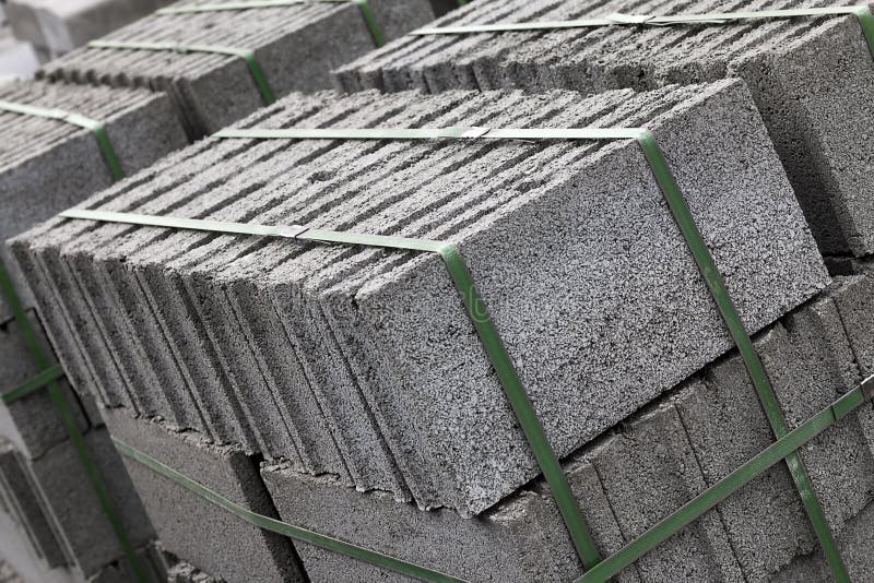 Ready concrete blocks stock image. Image of block, concrete - 144791605