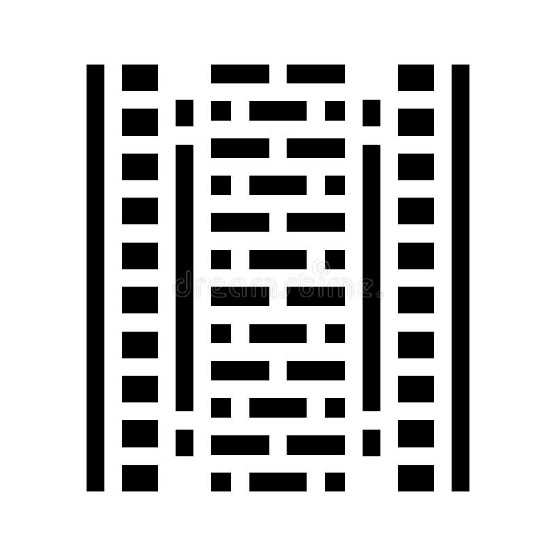 Ready Construction Building Material Glyph Icon Vector Illustration ...