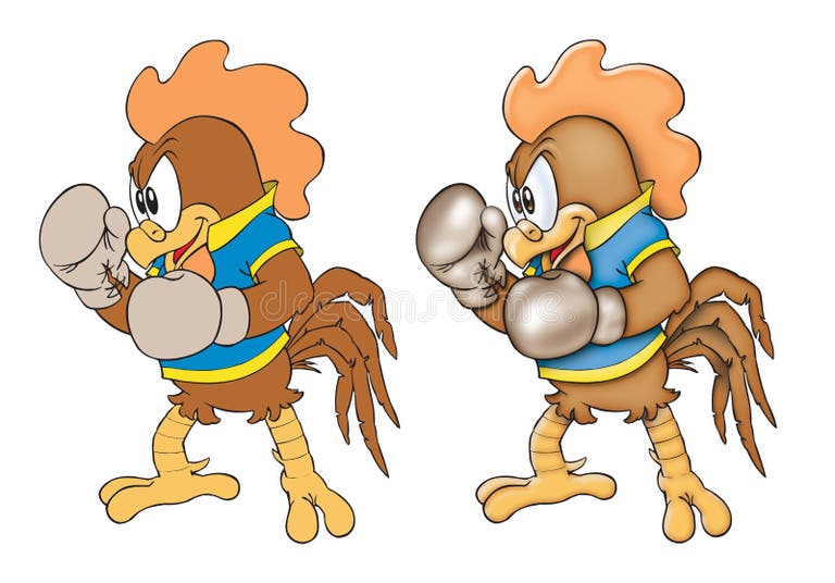 Cartoon Boxing Rooster Stock Illustrations – 50 Cartoon Boxing Rooster ...