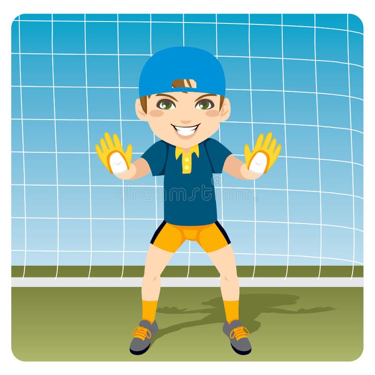 Goalkeeper Standing Stock Illustrations – 493 Goalkeeper Standing Stock ...