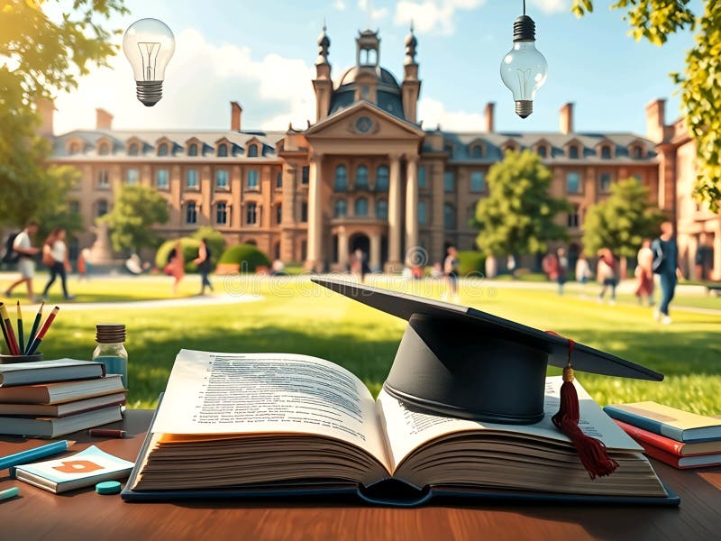 Ready for Graduation: a New Chapter Begins Stock Photo - Image of ...