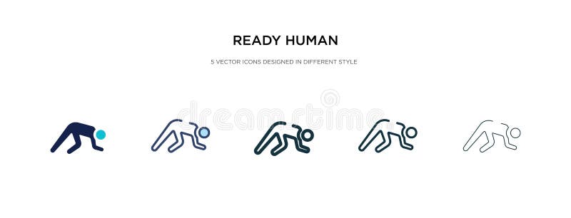 Ready Human Isolated Icon. Simple Element Illustration from Feelings ...