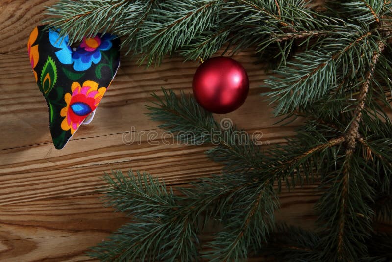 Ready-made Background or Greeting Card for Christmas. Stock Photo ...