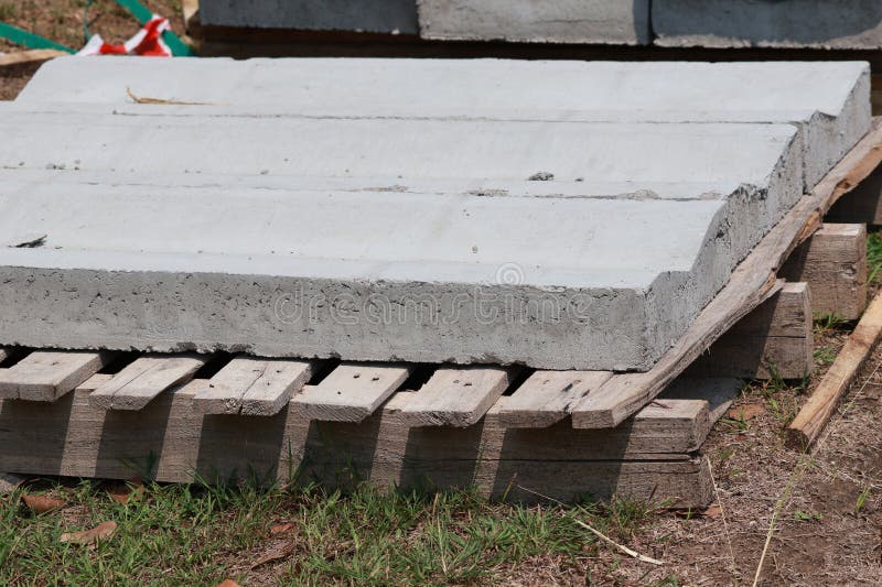 Ready Made Cement Panels Construction Area of ??a House or Building ...
