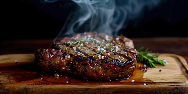 Ready-made grilled steak stock image. Image of omega3 - 332292237