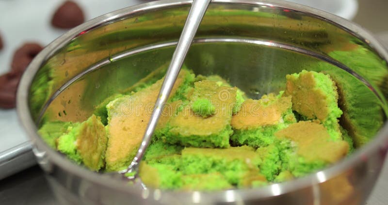 Ready-made Ingredients for Making Dessert in a Bowl. Stock Photo ...