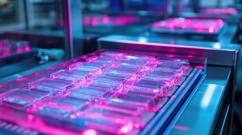 Ready-Made Microchips in Packaging Stock Image - Image of chip ...