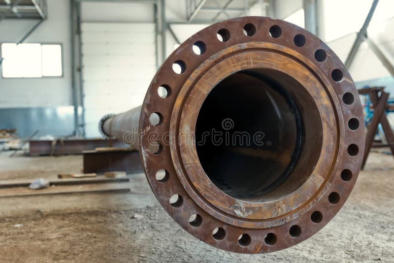 Ready-made Pipeline Assembly Stock Photo - Image of plant, stainless ...