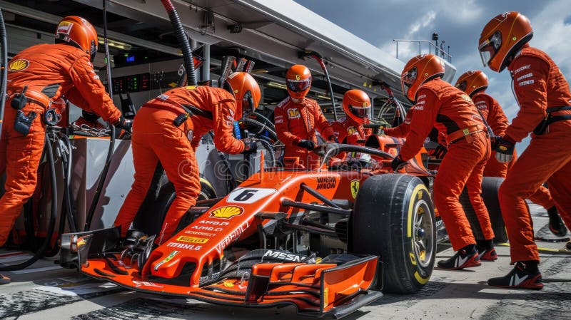 Ready for Quick Action: the Team in the Pits Prepares for an ...