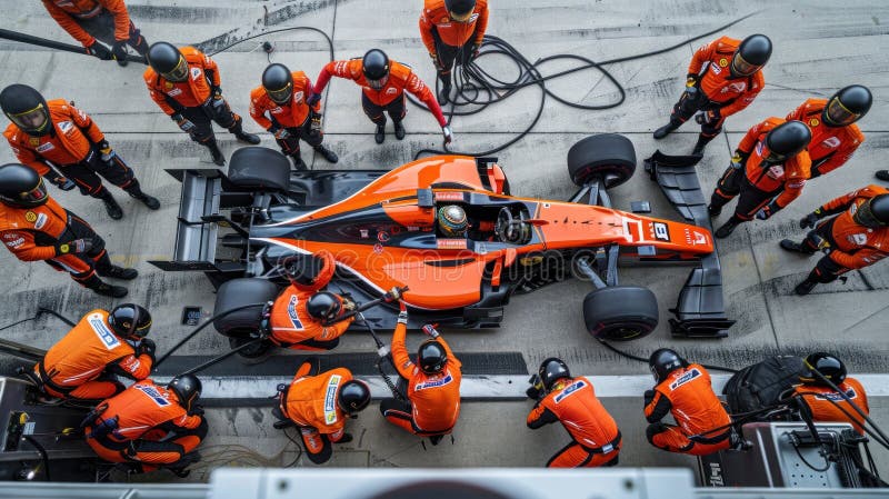 Ready for Quick Action: the Team in the Pits Prepares for an ...