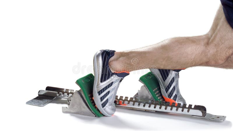 Ready! set! go! stock photo. Image of sportsman, start - 748182