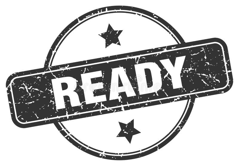 Ready stamp stock vector. Illustration of insignia, isolated - 196538638