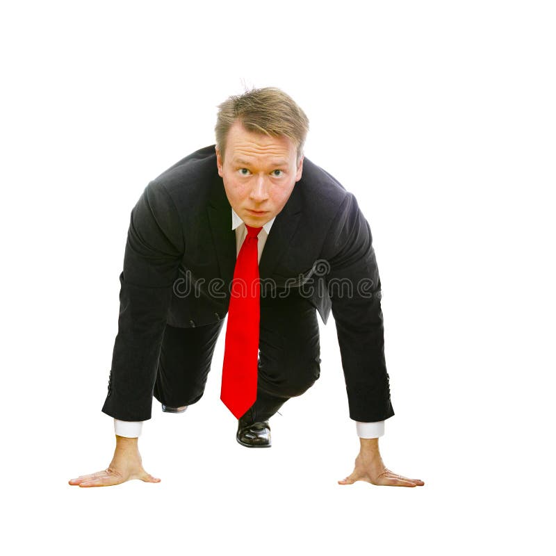 Ready steady go! stock photo. Image of person, leap, future - 29214736