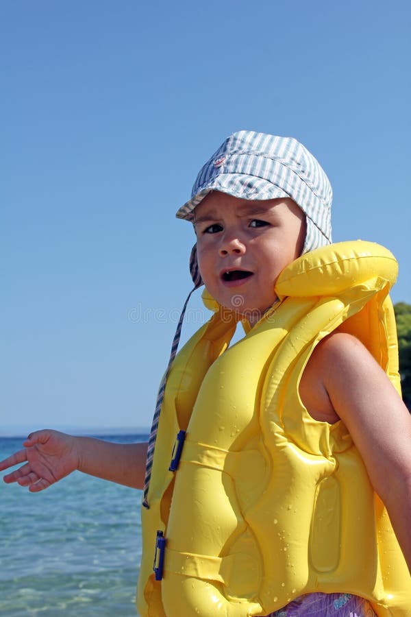 Ready for swimming stock image. Image of raft, childhood - 46716741