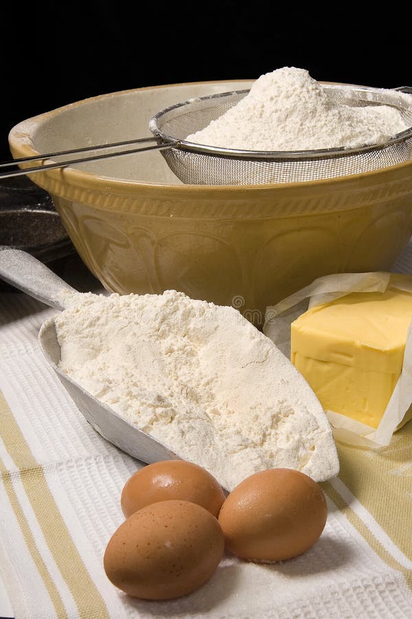 Ready to Bake stock photo. Image of chef, eggs, oven, sieve - 6693712