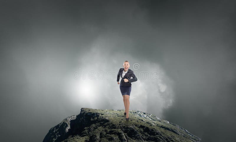 She is ready to compete stock image. Image of career - 62887873