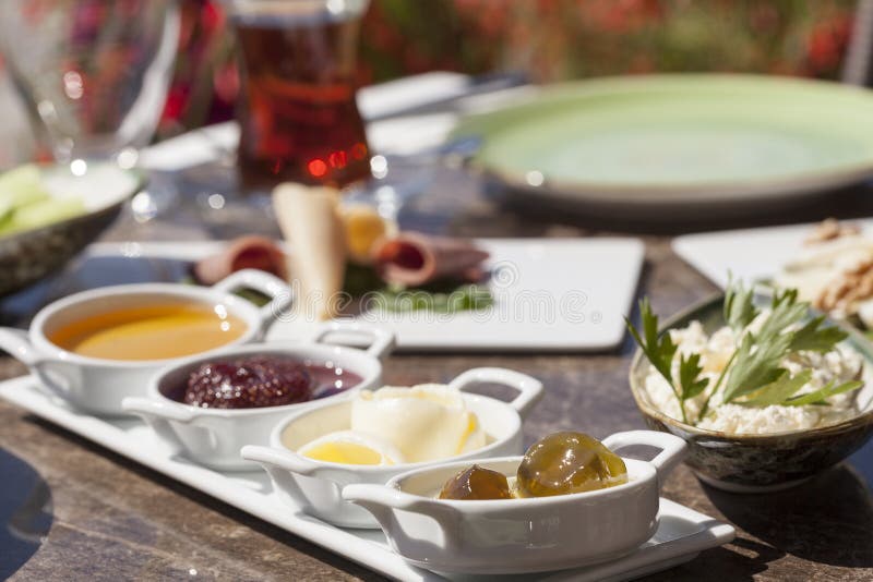 Ready to eat breakfast stock photo. Image of bread, meat - 105109028