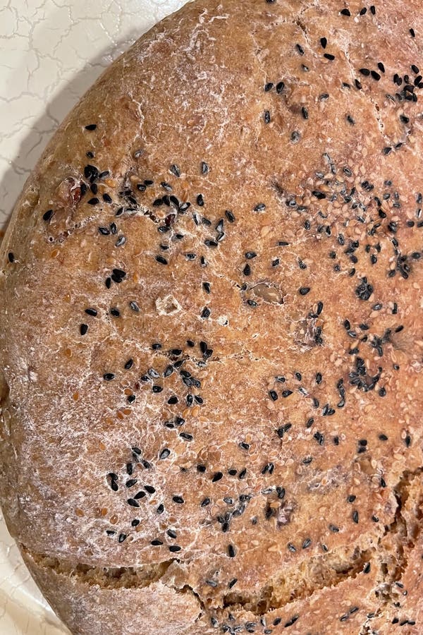 Ready to eat fresh bread stock photo. Image of board - 223592428