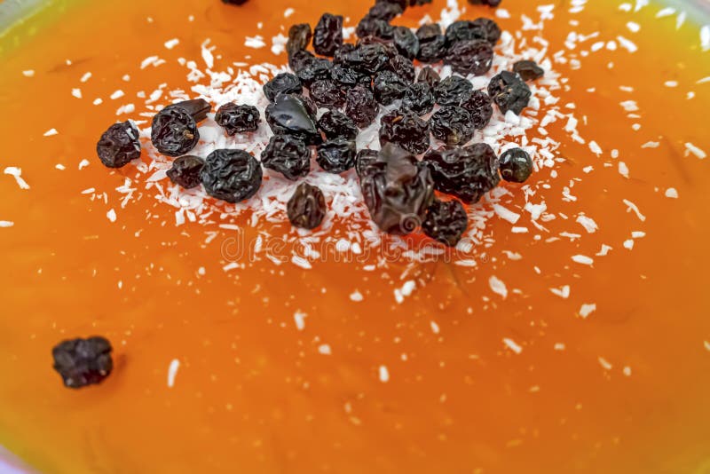 Ready To Eat Turkish Dessert Zerde Stock Photo - Image of fruits, dried ...