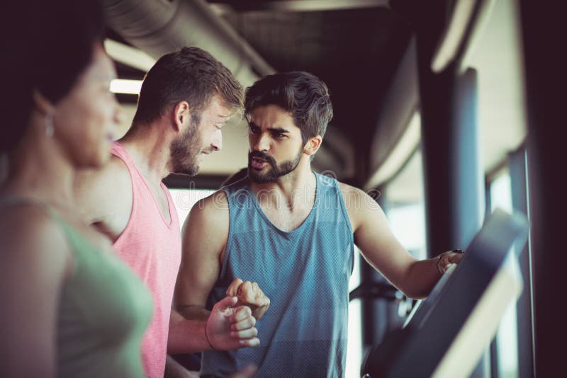 Ready to exercise stock image. Image of adult, exercise - 154495443