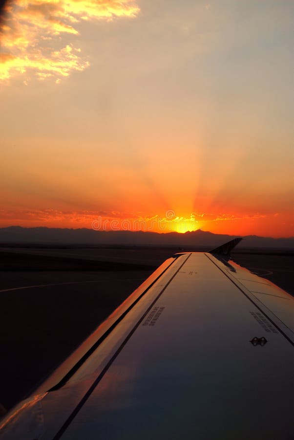 Ready to fly stock photo. Image of travel, transcent, sunset - 3022274